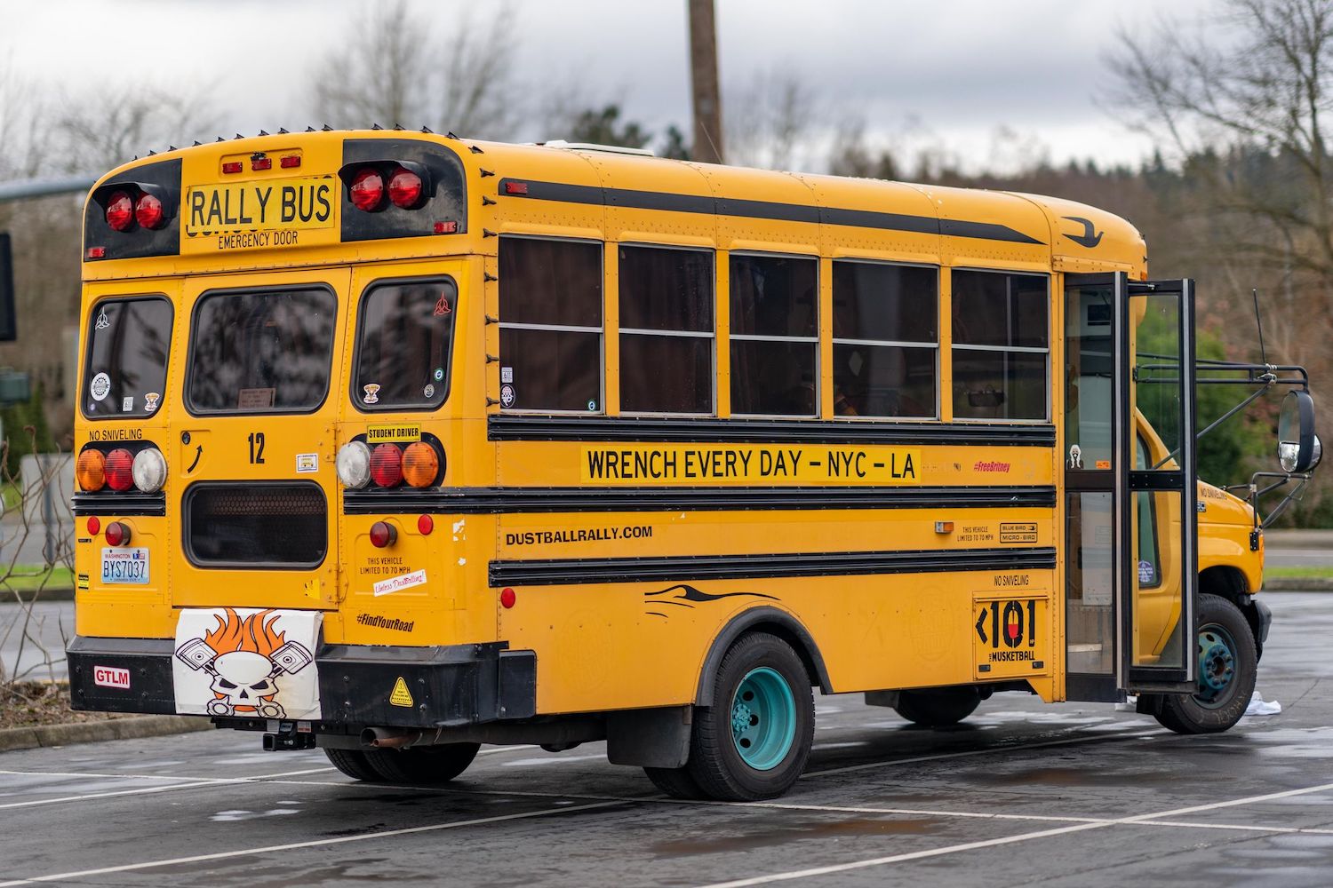 2006 Ford E-450 Blue Bird Microbus Camper Conversion Up For Auction