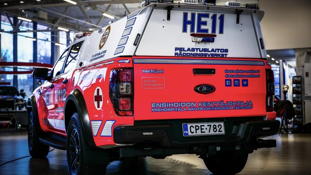 Ranger Raptor Transformed Into Fire Rescue Truck | Crossley Customs