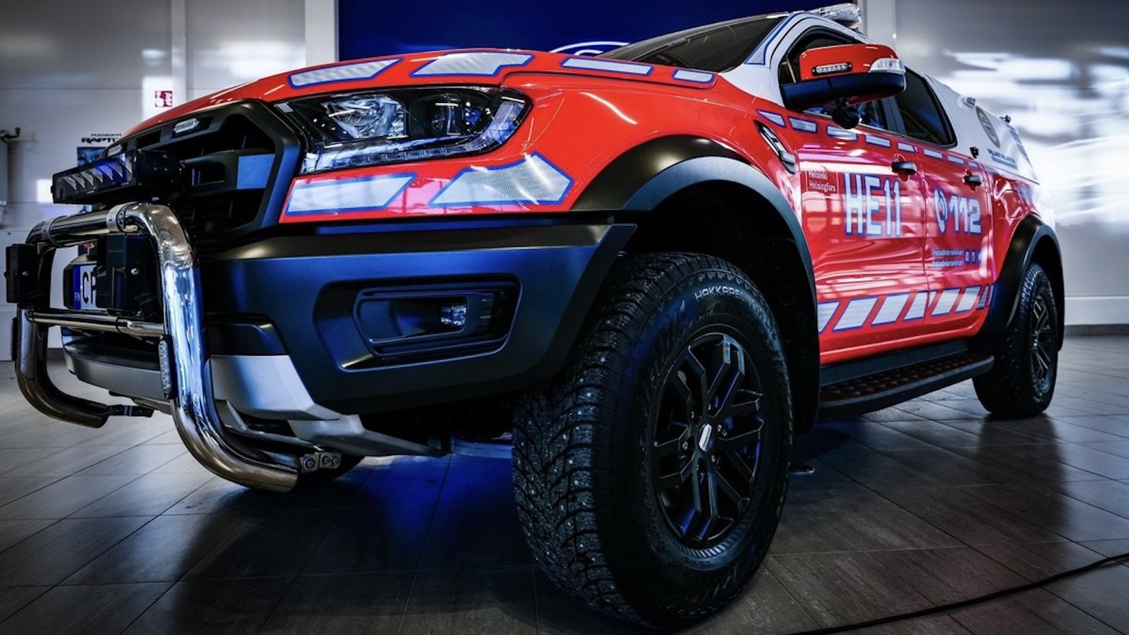 Ranger Raptor Transformed Into Fire Rescue Truck | Crossley Customs