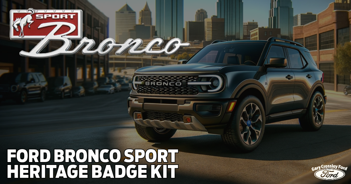 Ford Bronco Sport Heritage Badge Kit Unveiled