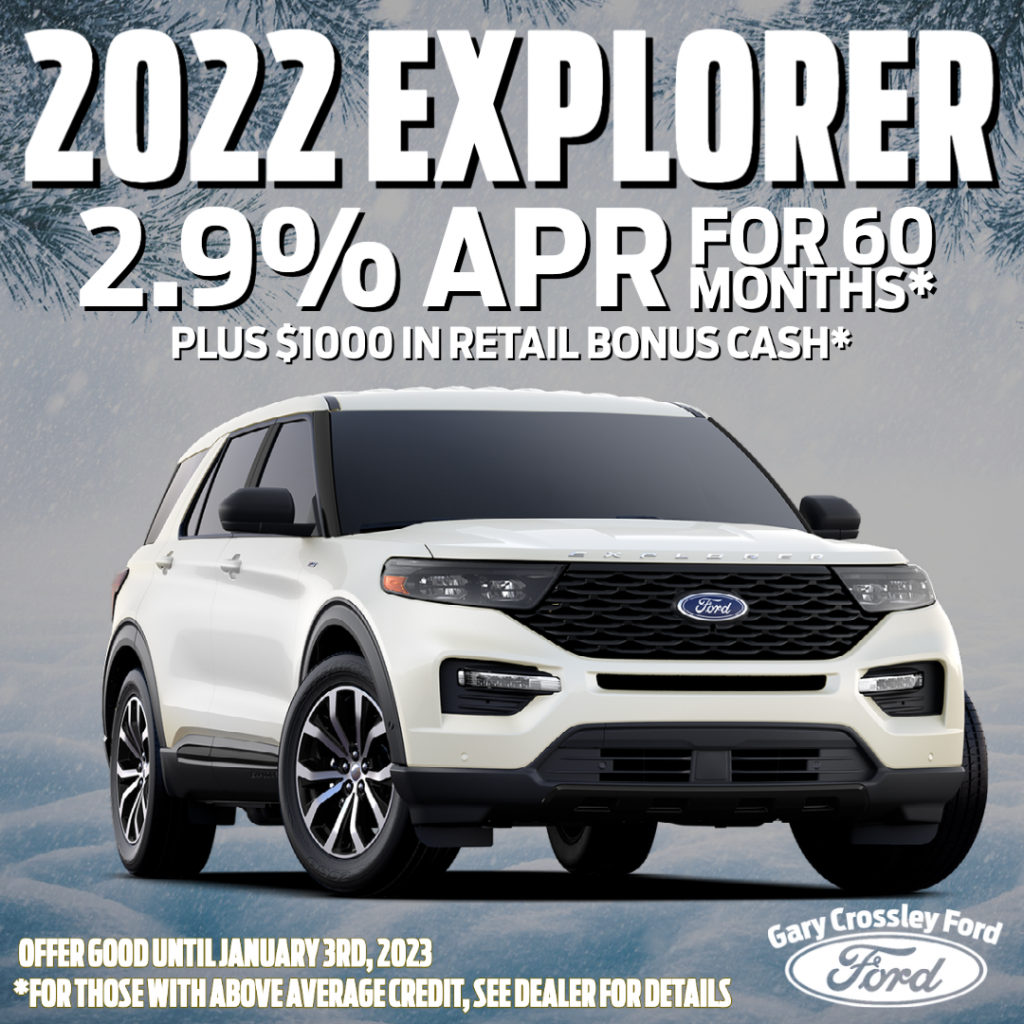 Tis the Season for Ford Retail Bonus Cash Specials at Gary Crossley Ford