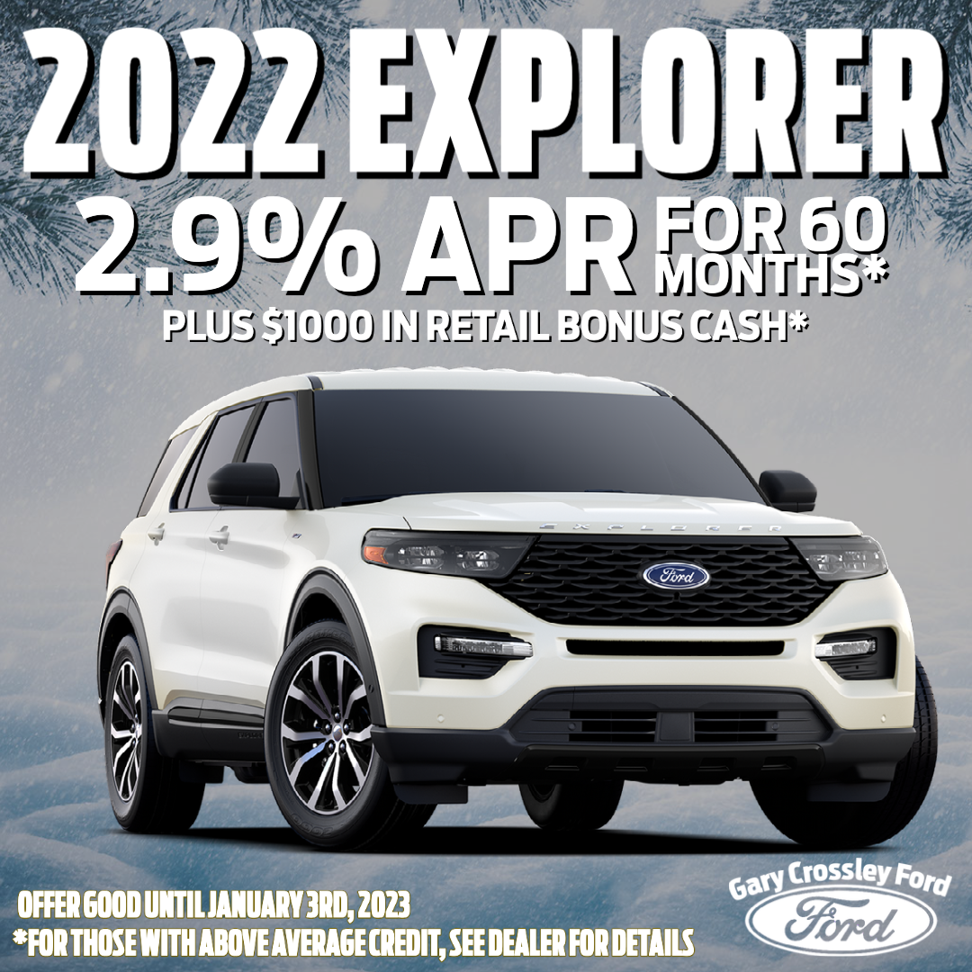 Tis the Season for Ford Retail Bonus Cash Specials at Gary Crossley Ford