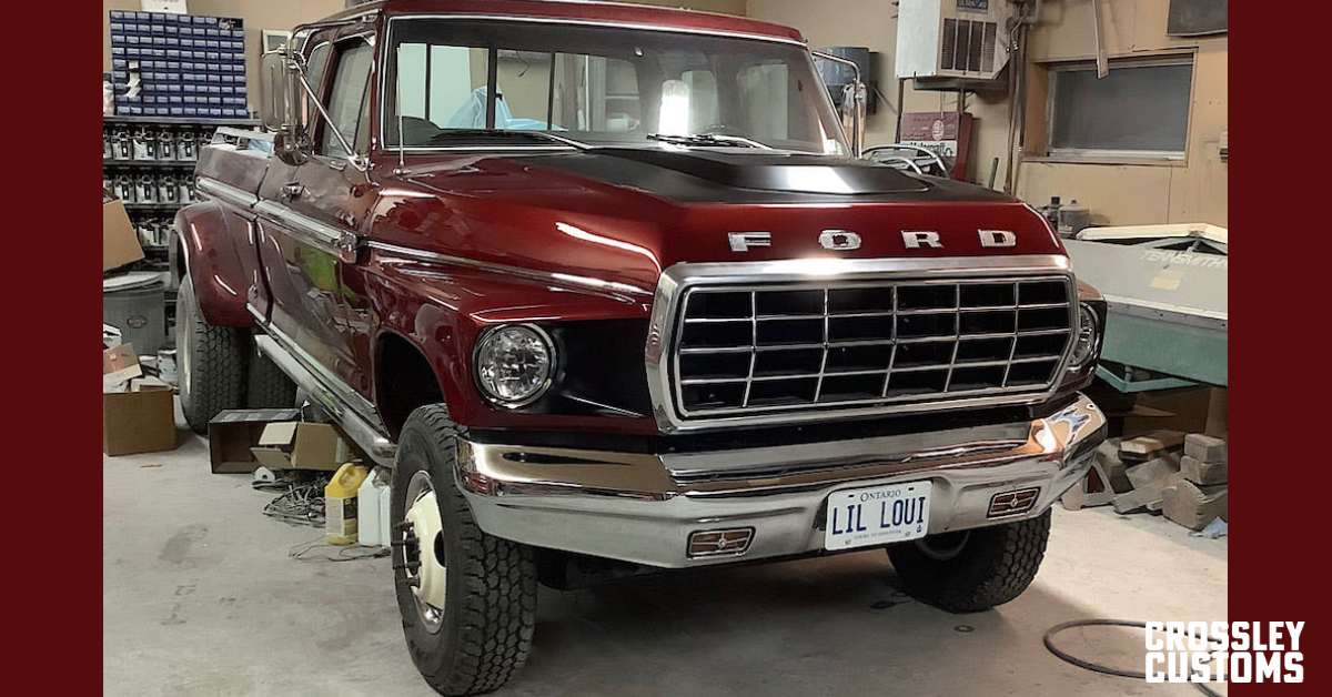 Ford F-350 Turned Into Cool L-Series Clone With Hand-Built Front End