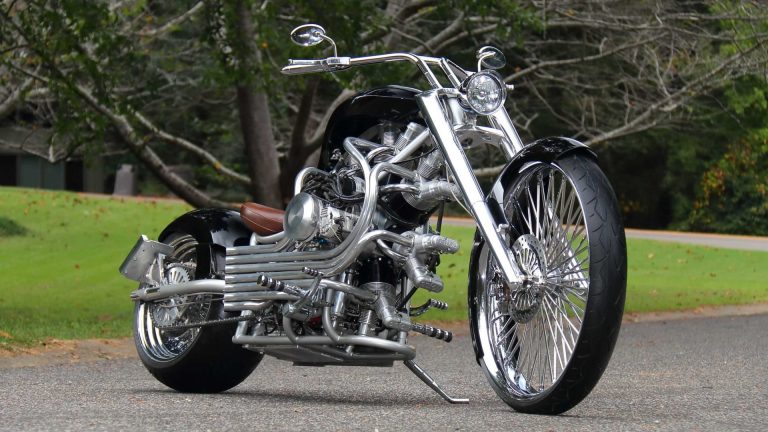 These Absurd Custom Motorcycles Are Powered By Striking Radial Airplane ...