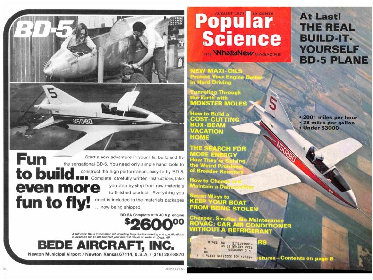 The Tiny Bede BD-5 Was A Homebuilt Plane With Remarkable Abilities, And ...