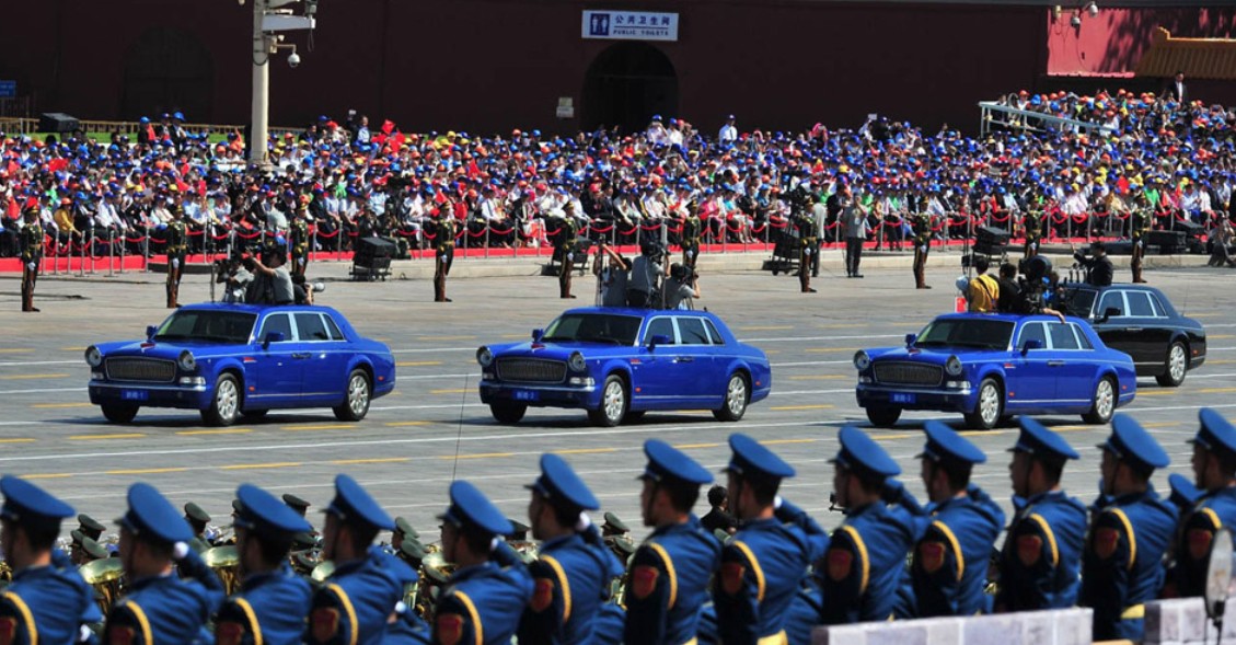 The Massive Bulletproof Chinese Military Parade Inspection Cars Are ...