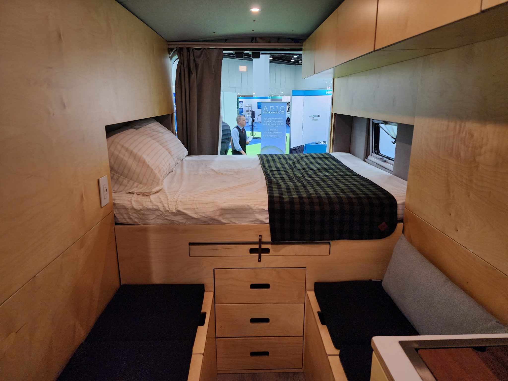 I Toured The Inside Of The Electric Camper Van From Tesla Engineers ...