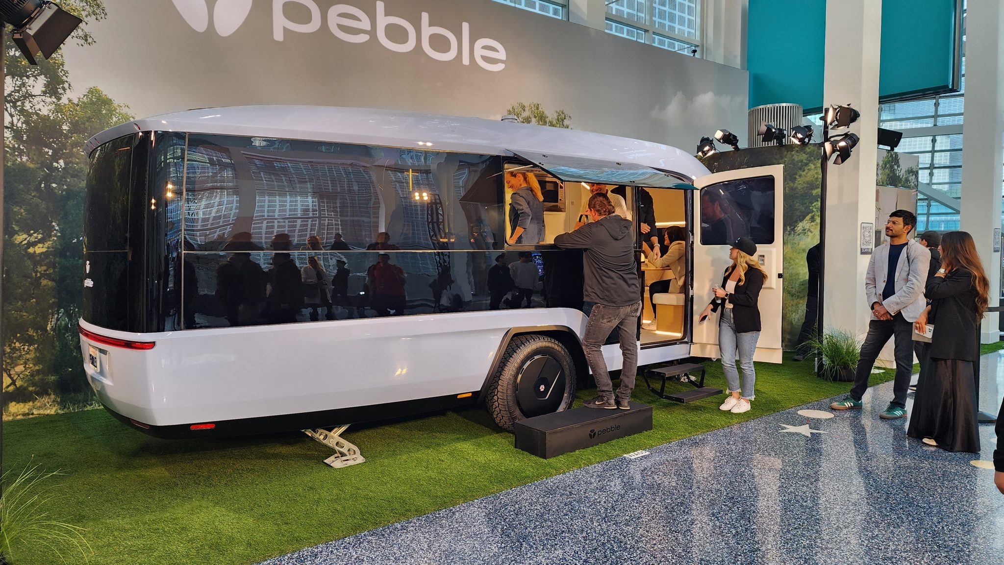 I Took A Tour Of The Self-Towing Pebble Flow Camper And It's ...