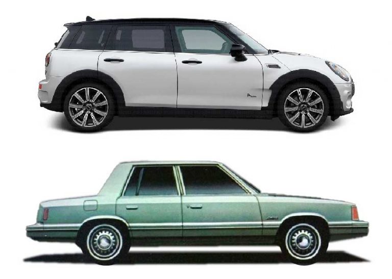 The Chrysler K Car Was Bigger Than A Kei Car, But Not Much Bigger Than ...