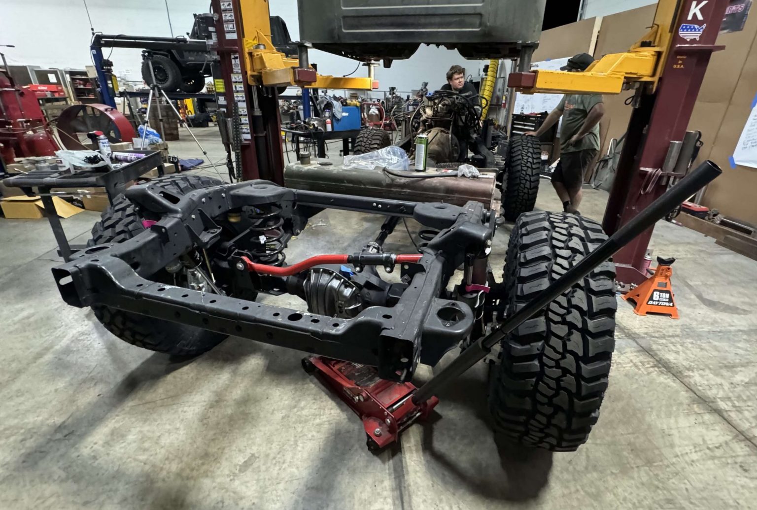 Two Men Are Building The Ultimate Beer-Truck Out Of A Rare Jeep CJ-10 And A Modern Jeep Wrangler ...