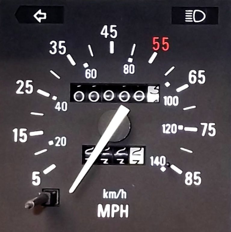 One Of The Best Analog Speedometers Ever Was Also Sort Of The Most ...