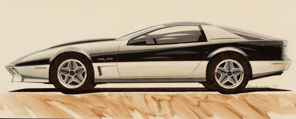 Amazing Studio Images Show How GM Designed The C4 Corvette For The ...