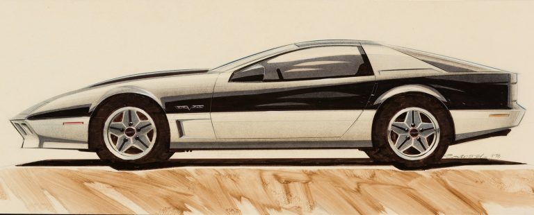 Amazing Studio Images Show How GM Designed The C4 Corvette For The ...
