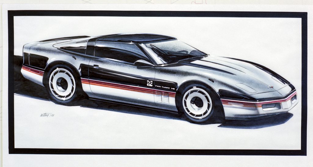 Amazing Studio Images Show How GM Designed The C4 Corvette For The ...
