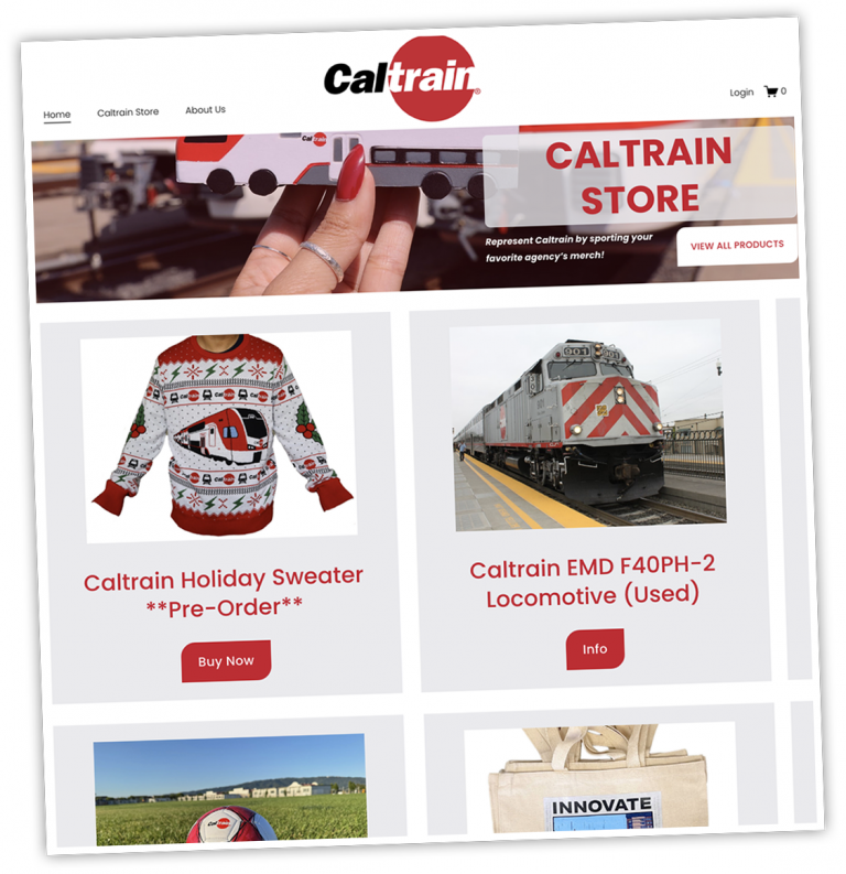 Caltrain Is Selling 20 Whole Locomotives On Its Store Like Giant Pieces ...