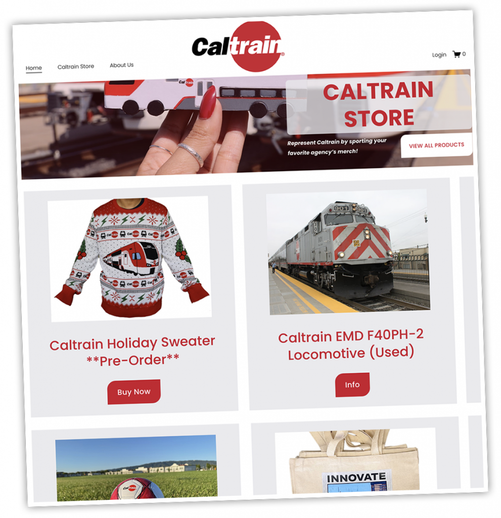 Caltrain Is Selling 20 Whole Locomotives On Its Store Like Giant Pieces ...