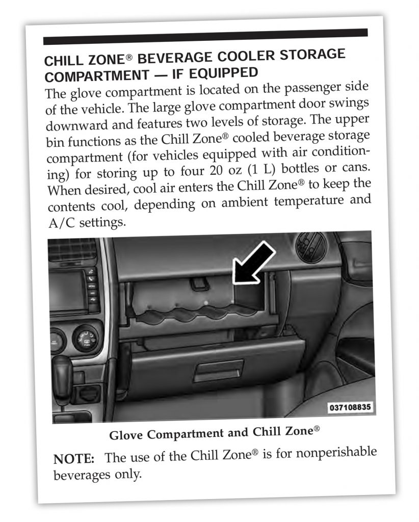 Dodge's 'Chill Zone' Beverage Compartment Was Actually Genius, Even If It Sometimes Functioned ...