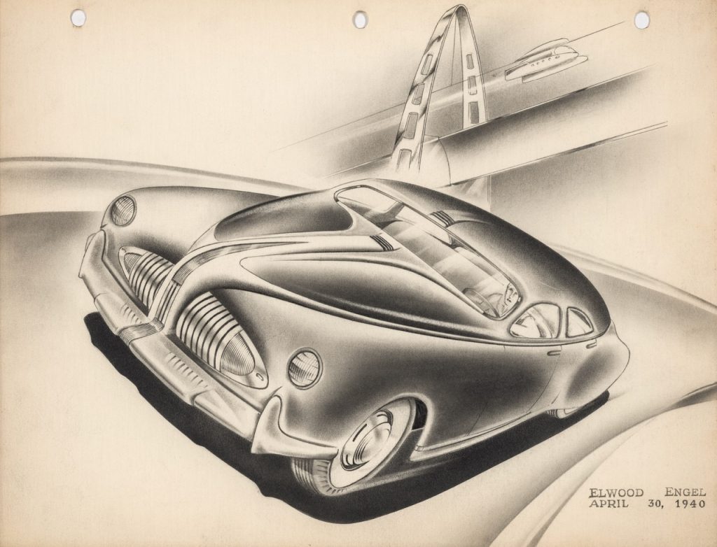 An Incredible Collection Of Car Drawings From Legendary Designers Was ...
