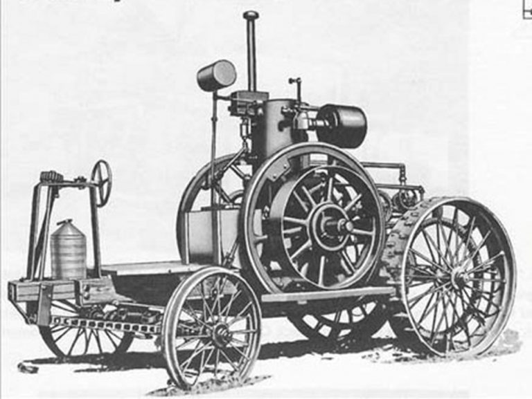 A Century Ago, A Man Invented The World's First Gas-Powered Tractor ...