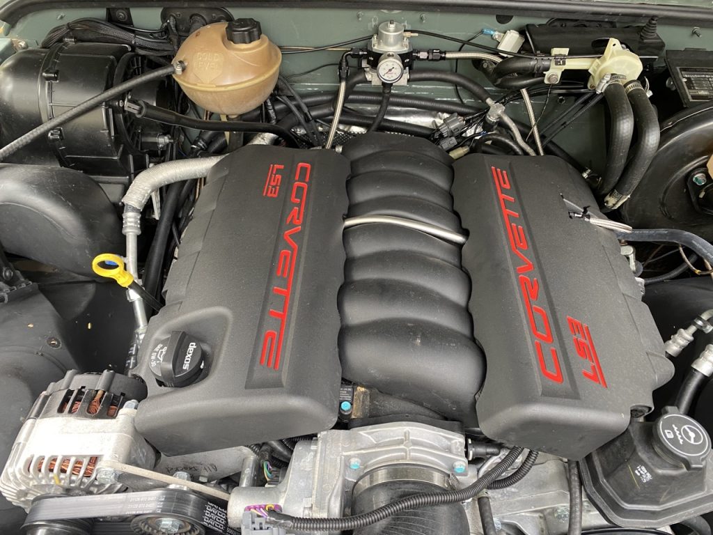 How A Corvette LS3 V8 Turns The Already-Sketchy Land Rover Defender ...