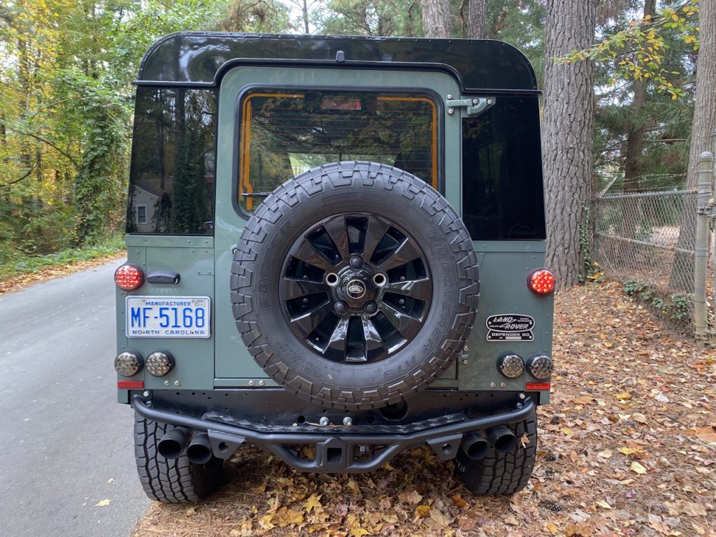How A Corvette LS3 V8 Turns The Already-Sketchy Land Rover Defender ...