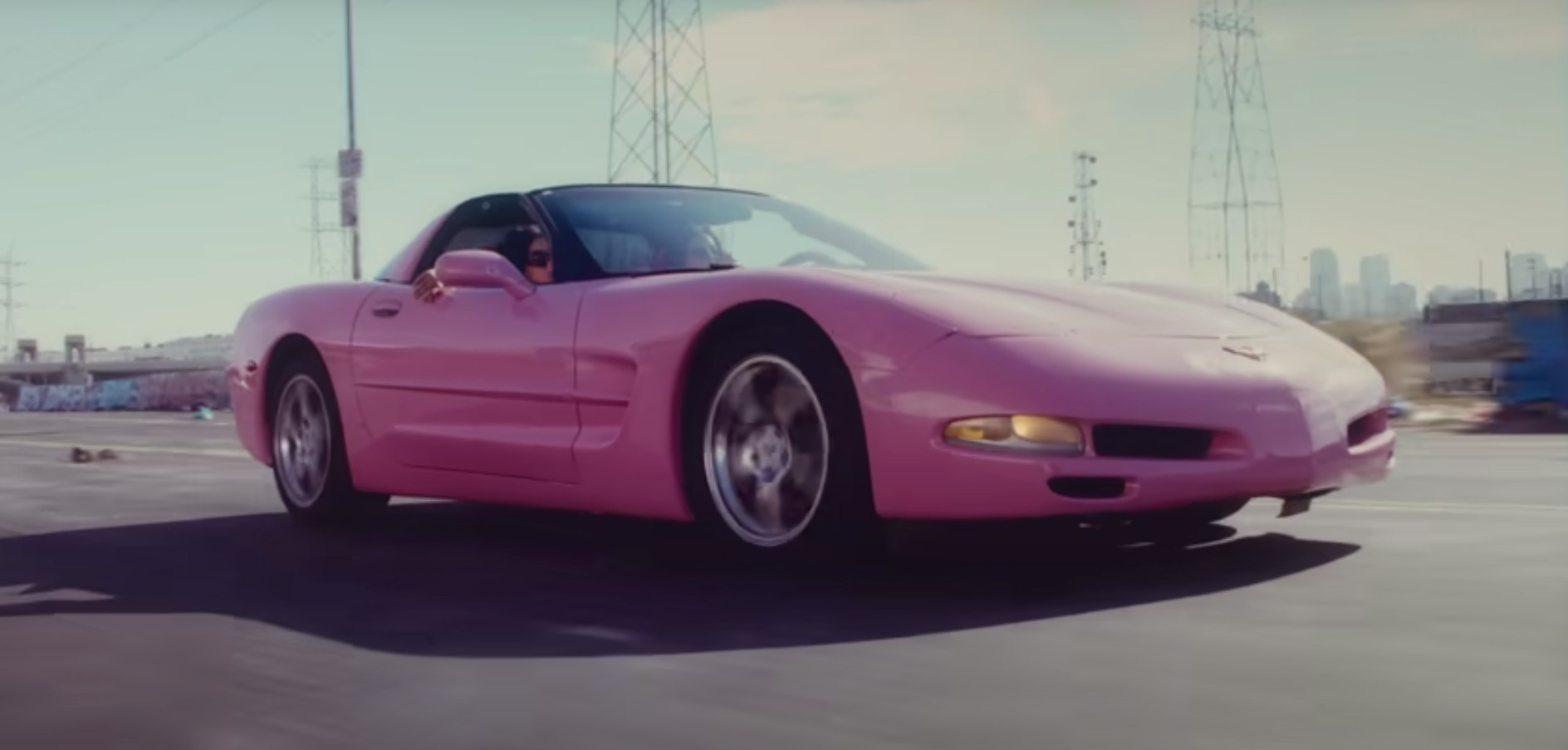 Watch A Barbie Pink C5 Absolutely Murder Its Tires For Our Driving ...
