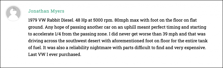 These Are The Most Miserably Underpowered Cars Autopian Readers Have ...