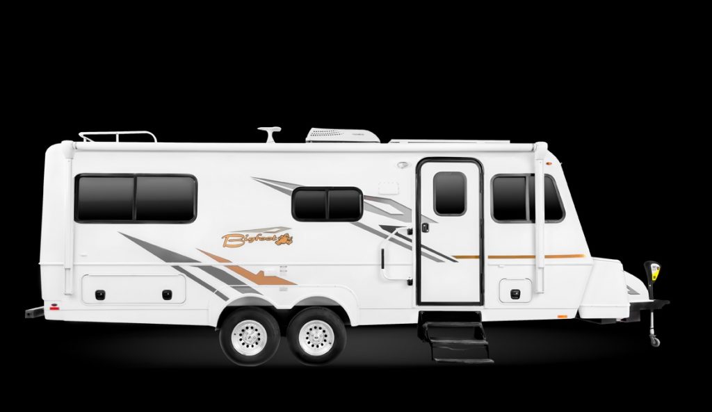 This Prototype Fiberglass Camper Is A 38-Foot Beast Filled With ...