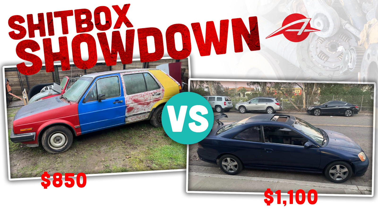 Which 'Ugly Stick' Would You Be Seen In? 1986 VW Golf vs 2002 Honda ...