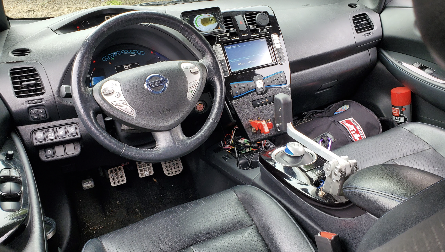 How An Engineer Built A Hybrid Nissan Leaf With A Fire-Breathing ...