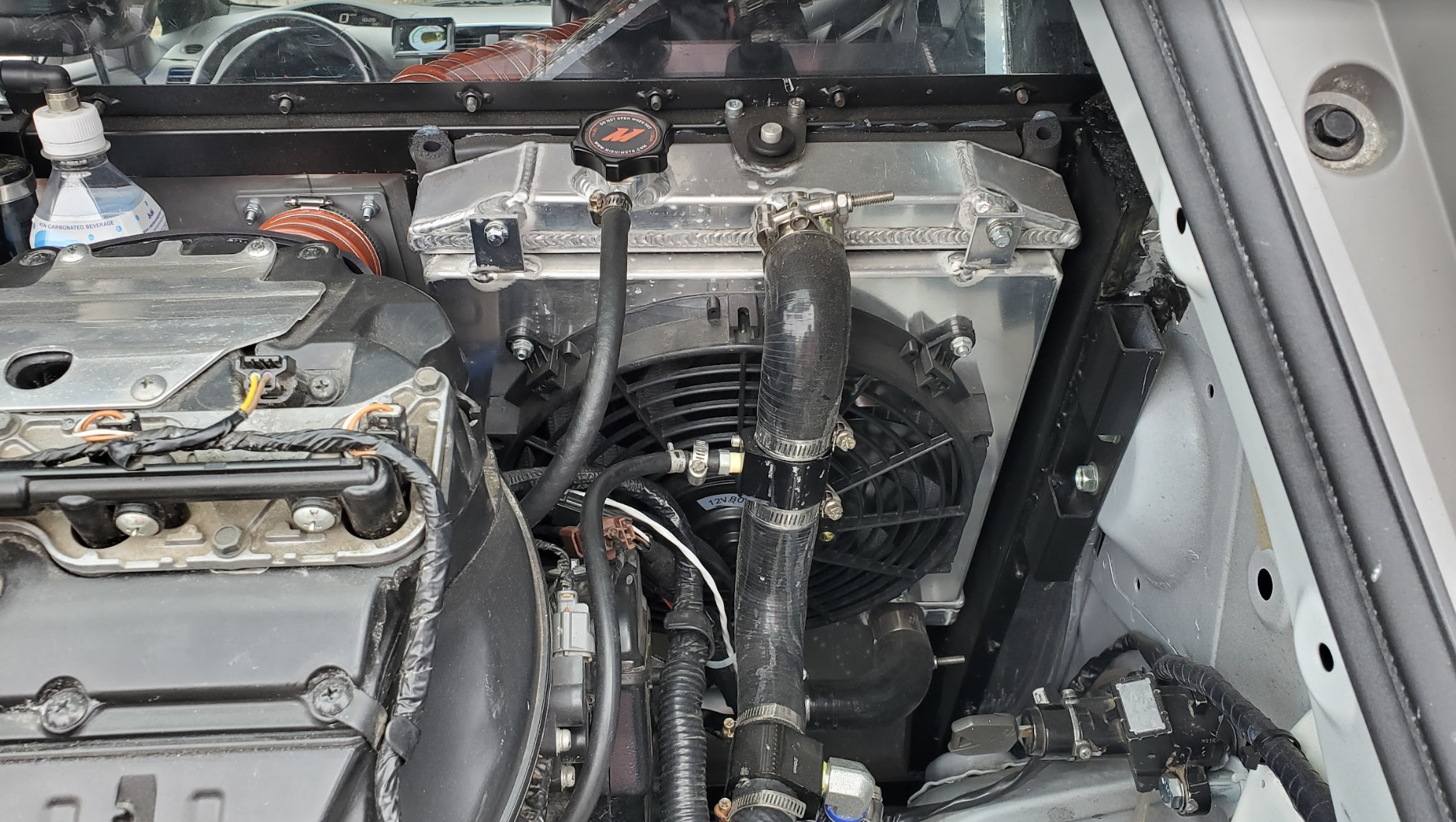 How An Engineer Built A Hybrid Nissan Leaf With A Fire-Breathing ...