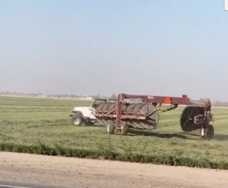 Watch An Absolute Legend Use Their Jeep Wrangler YJ To Tow A Farm ...