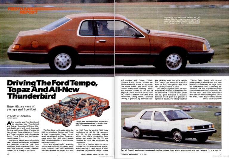 Ford Made A Version Of The Tempo That Actually Lived Up To Its Name ...