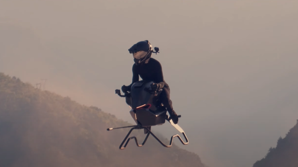 This 124 MPH Jet-Powered Hover Bike Doesn't Solve The Worst Problem ...