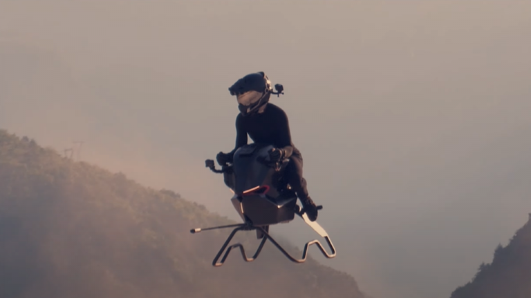 This 124 MPH Jet-Powered Hover Bike Doesn't Solve The Worst Problem ...