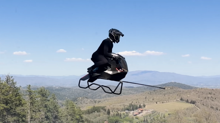 This 124 MPH Jet-Powered Hover Bike Doesn't Solve The Worst Problem ...