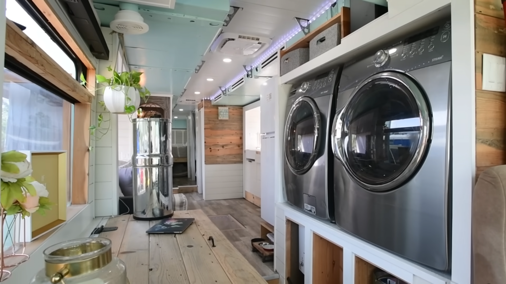 How A Couple Turned A Gillig Transit Bus Into A Better Camper Than Most ...