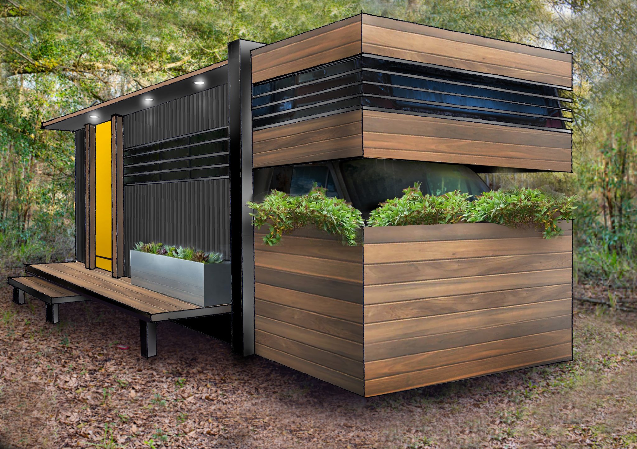 The Daydreaming Designer Shows How To Make A Budget Tiny House From A ...