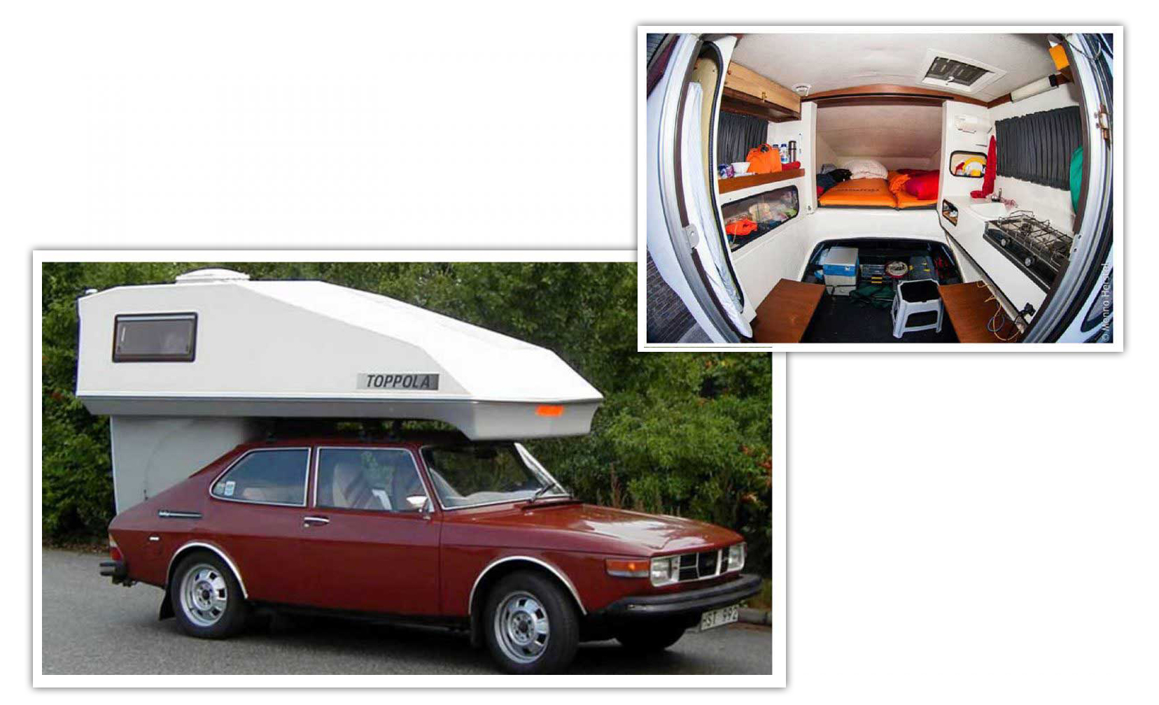 This Fiberglass Bolt-On Camper Was Designed To Replace The Rear Hatch ...