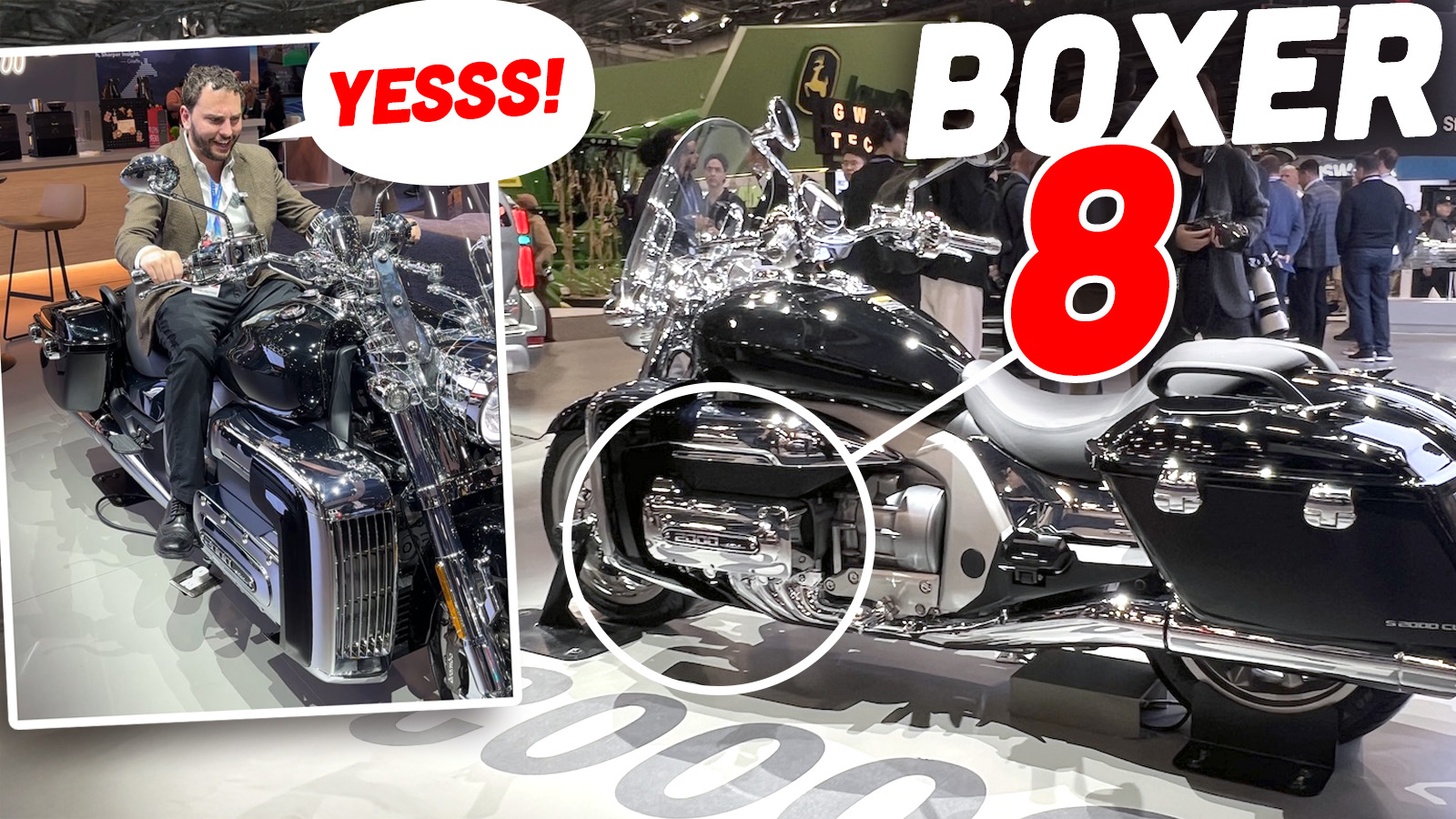 The Craziest New Motorcycle Has An 8-Cylinder Boxer Engine And It’s ...