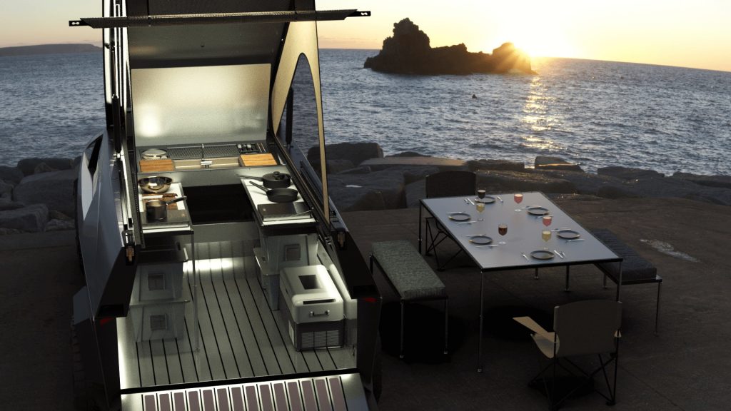 The Cheapest Tesla Cybertruck Camper Concept Yet Is A $24,000 Truck Cap ...