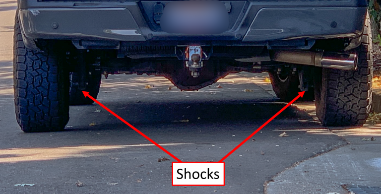 Why Pickup Truck Shocks Are Mounted Weird - The Autopian