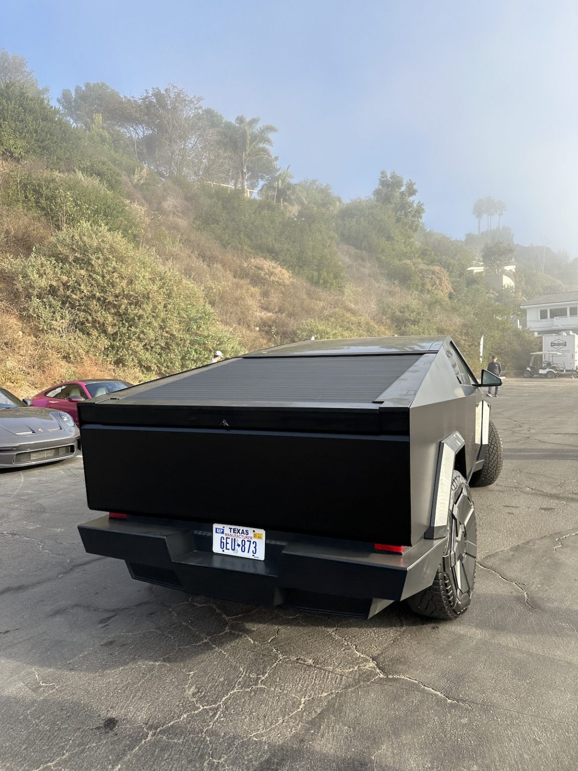 Tesla's Head Designer Drove A Black Cybertruck To A Car Show And ...