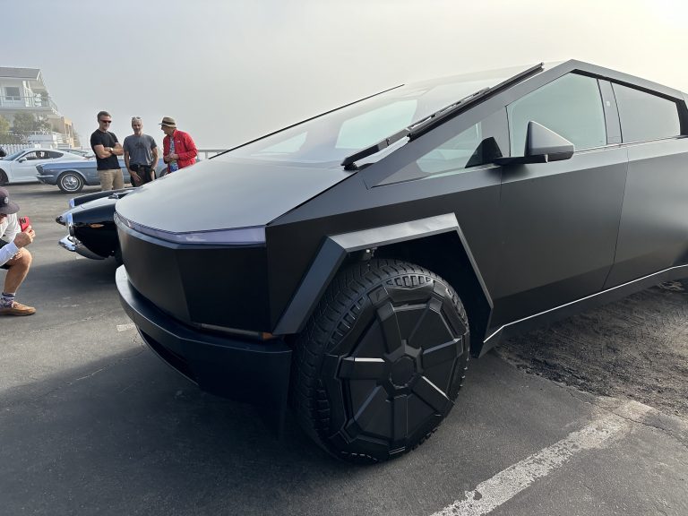 Tesla's Head Designer Drove A Black Cybertruck To A Car Show And ...