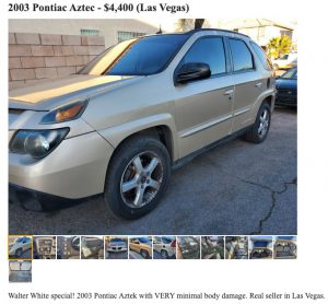 You Did It! David Is Going To Live In A Pontiac Aztek For A Week - The ...