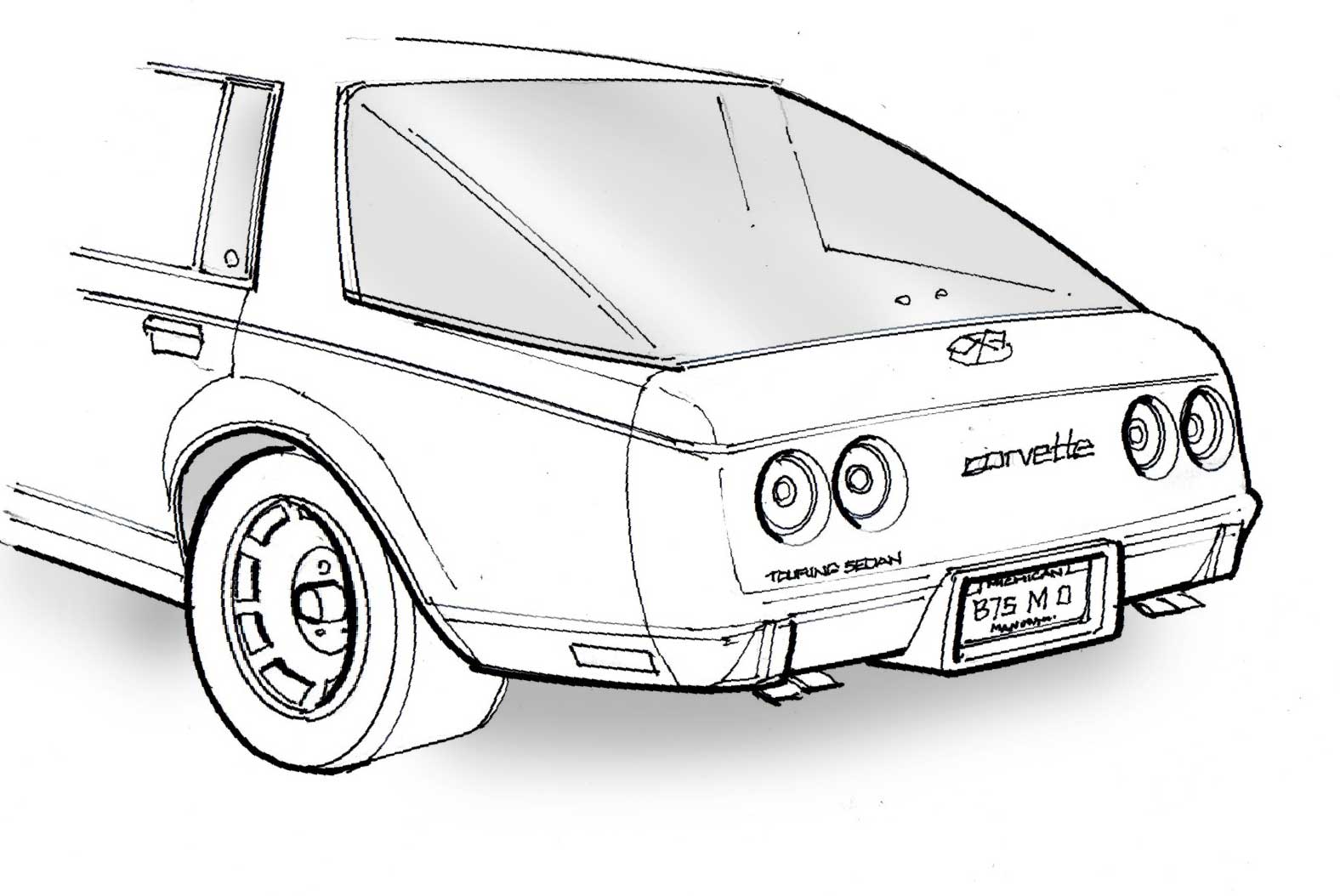 Our Daydreaming Designer Imagines Corvette Sedan And Wagon In 1978 ...
