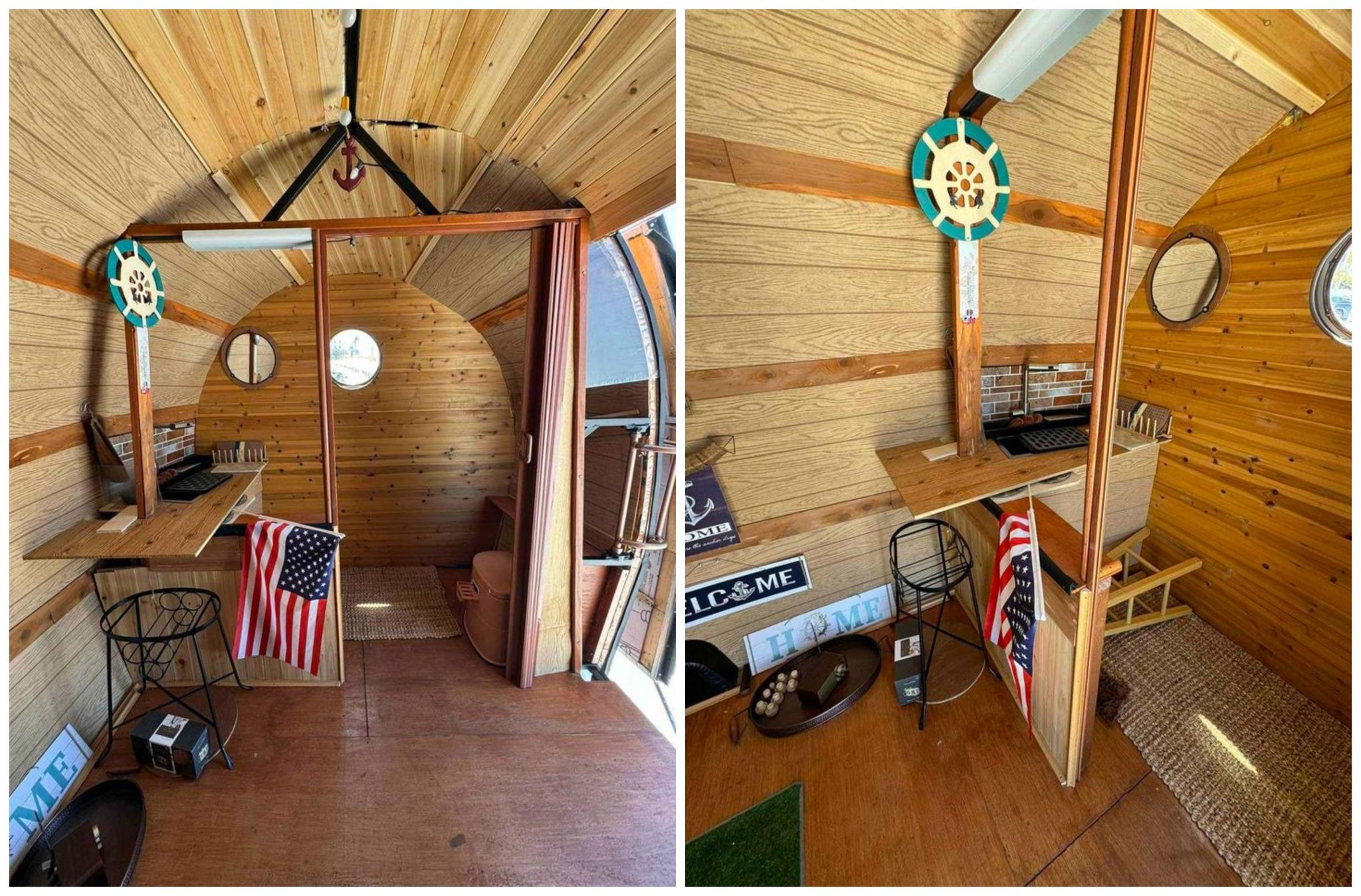 A Florida Man Turned A Car Hauler Trailer Into A Camper That Looks Like ...