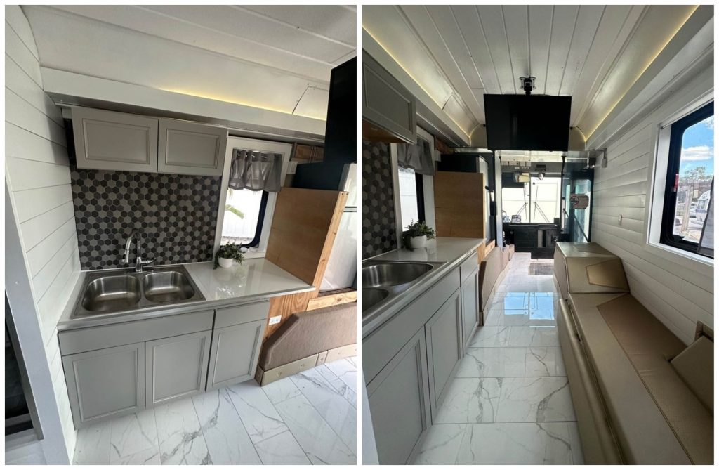 This Cute City Bus RV Build Is A Nicer Home Than Your Apartment - The ...