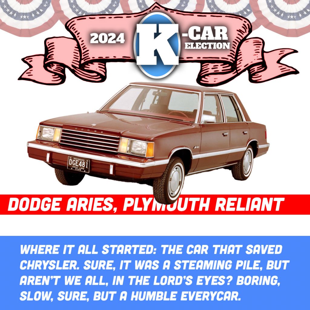 The Real Election 2024: Pick The Best K-Car! - The Autopian
