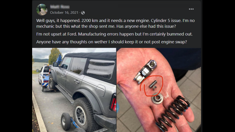 There Have Been Numerous Reports Of Dramatic 2021 Ford Bronco V6 Engine ...